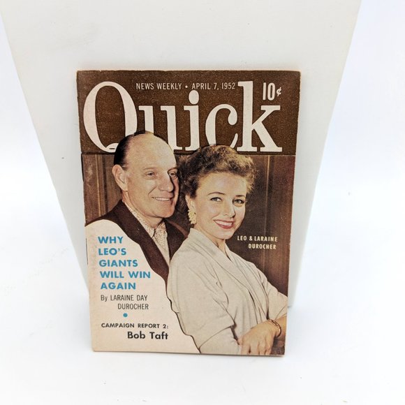 Vintage | Other | Quick Magazine April 7th 952 | Poshmark